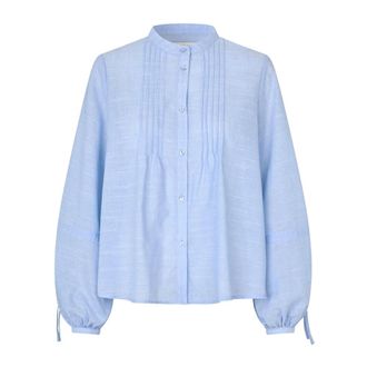 Lollys Laundry Damen, Blusen & Hemden, Blau, MGr&ouml;&szlig;e