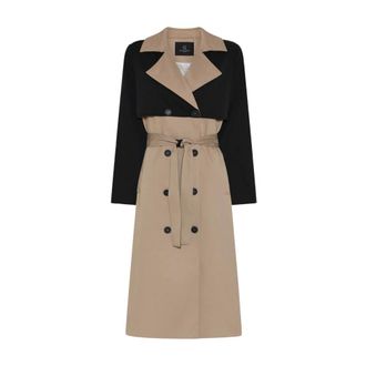 Bruuns Bazaar Trench Manteaux - Femme - Manteaux - Beige - Taille: 40 FR