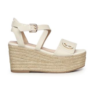 Liu Jo Femme, Chaussures, Beige, Taille: 39 EU Bali 01 Wedge Sandal