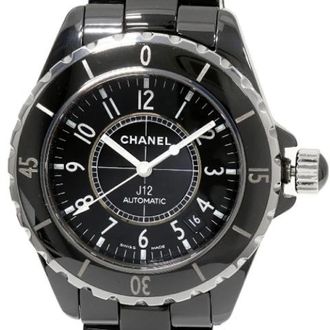 Chanel Pre-owned Stoff watches - - Pre-owned - Herren - Schwarzk - ONE SIZE