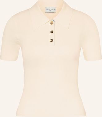 Claudie Pierlot Claudie Pierlot Strick-Poloshirt weiss