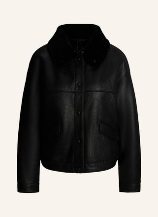 Windsor Windsor. Lederjacke schwarz