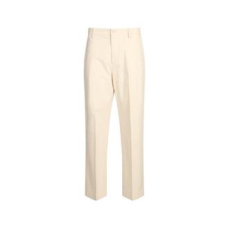 Nn.07 Pantalon droit en coton m&eacute;lang&eacute;