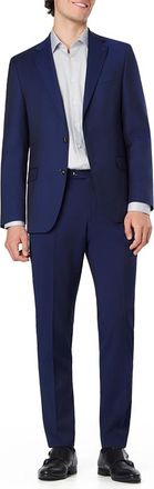 Digel Herren Anzug blau Schurwolle