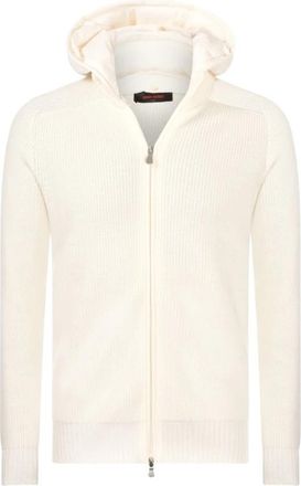 Gran Sasso Strickjacke aus Schurwolle - - Knitwear - Herren - Wei&szlig; - L