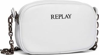 Replay Sac à main Replay pour femme en simili cuir, Optical White 001 (blanc), taille unique