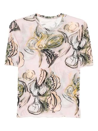 JNBY T-Shirt mit Print - Rosa