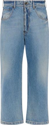 Maison Margiela Homme, Jeans, Bleu, Taille: W27 Jean &Eacute;vas&eacute; Court