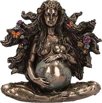 Nemesis Now Gaea Life Figur, 18 cm, Bronze Gaia Mother