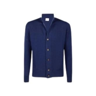 Eleventy Maglia Cardigan - - Knitwear - Herren - Blau - L