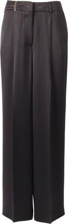 PESERICO Femme, Pantalons, Bleu, Taille: 40 FR Wide Pantalons