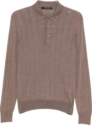 Tagliatore Homme, Tops, Brun, Taille: L Polo c&ocirc;tel&eacute;