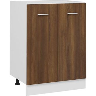 vidaXL Unterschrank Lyon Braun Eichen-Optik 60x46x81,5 cm Holzwerkstoff Vidaxl