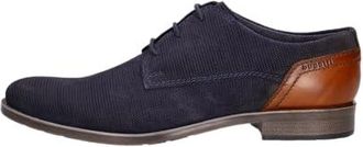Bugatti Homme 313-a2509 Chaussures Basses à Lacets, Bleu foncé, 44 EU