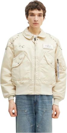 Alpha Industries Bomberjacke - - Jackets - Herren - Beige - L
