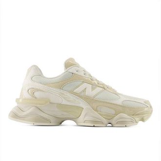 New Balance Unisex 9060R in Beige/Wei&szlig;, Leder, Gr&ouml;&szlig;e 37.5
