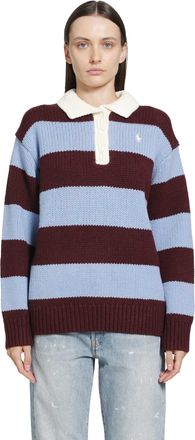 Ralph Lauren Striped Wool-Blend Rugby Jumper