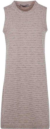 D.exterior Knielanges Kleid - Braun