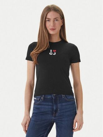 Guess T-Shirt W6GIB1 J1314 Schwarz Slim Fit