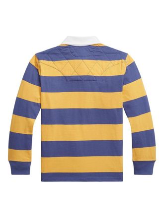 Polo Ralph Lauren Boys Kids Polo Shirt With Striped Design Multicolore Cotton T-shirts And Polos