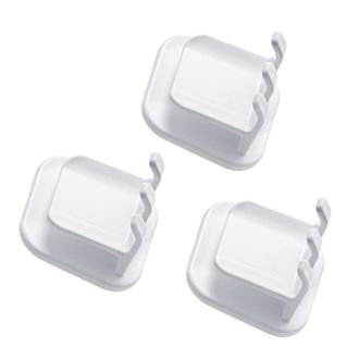 Holibanna 3st&uuml;cke Zahnb&uuml;rstenhalter F&uuml;r Badezimmerwand Gurgelbecher-Organizer Zahnb&uuml;rstenhalterung Nagelfreies Aufbewahrungsregal Badezimmer-toilettenartikelreg