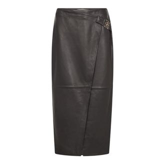 Mos Mosh Adalyn Lederrock - - Skirts - Damen - Schwarzk - XS