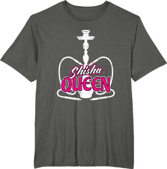 Foxxy Merch Shisha Queen Wasserpfeife Hookah Liebhaber Damen T-Shirt