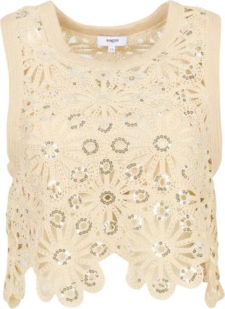 Suncoo Femme, Tops, Beige, Taille: 42 FR Lois Blouse