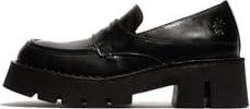 FLY London Femme BOIL161FLY Loafer, Noir, 38 EU