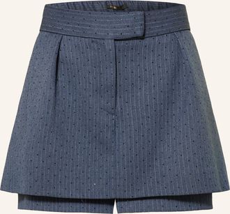 Maje Skort Mit Schmucksteinen blau