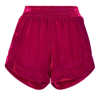 Philipp Plein Velvet Hot Pants - - Shorts - Damen - Rosa - M