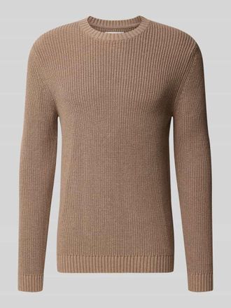 s.Oliver Red Label Regular Fit Strickpullover aus reiner Baumwolle mit Rundhalsausschnitt
