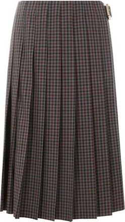 Miu Miu Jupe plissée à carreaux