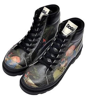 Dogo Adriana Save the Bird Vegan Womens Ankle Short Boot Multicolor Printed Design Shoes