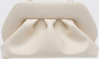 Themoir&egrave; Gedrapte Clutch Bios aus veganem Leder mit verstellbarem Schultergurt