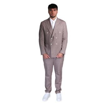 Bharnaba Homme, Costumes, Beige, Taille: 5XL Suits