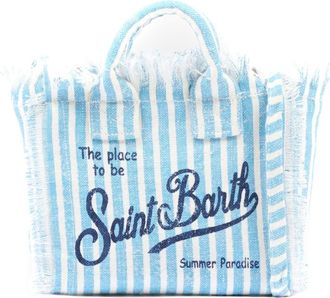 Saint Barth Femme, Sacs, Bleu, Taille: ONE Size Mini Sac Vanity