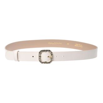 Baldinini Lederg&uuml;rtel - - Accessories - Damen - Wei&szlig; - 100 CM