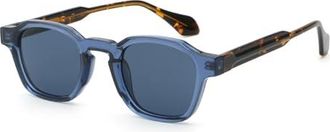 Generic Lunettes De Soleil Tendance &Agrave; Monture Carr&eacute;e Polaris&eacute;e For Hommes Et Femmes(Blue)