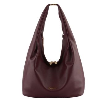 Pourchet Femme, Sacs, Rouge, Taille: ONE Size Arche Satchel