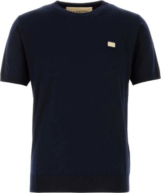 Valentino Garavani Homme, Pulls, Bleu, Taille: M VLogo Signature Jersey Sweater