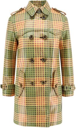 Burberry Femme, Manteaux, Multicolore, Taille: 38 FR Trench-coat Madras Summerside