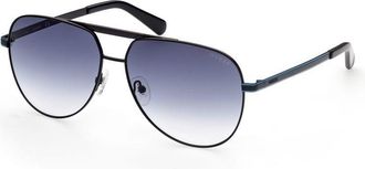 Guess Schwarze Metall-Sonnenbrille