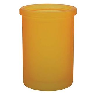 Spirella Zahnputzbecher Zahnbürstenhalter Yoko 7,5x10,5 cm Glas Gelb