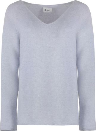 THE (ALPHABET) Damen, Strickwaren, Blau, SGröße