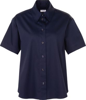 Seidensticker Damen Bluse - Hemdbluse - Regular Fit - Stretch - Hemdblusenkragen - Kurzarm