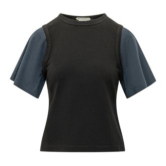 J.W.Anderson Doppellagiges T-Shirt - - Tops - Damen - Mehrfarbig - XS