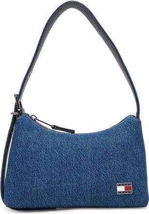 Tommy Jeans Handtasche Tommy Jeans Tjw Cool Denim Shoulder Bag AW0AW17877 Blau
