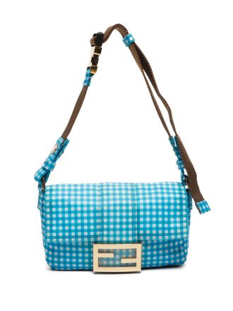 Fendi sac porté épaule Baguette - Bleu