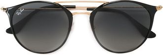 Ray-Ban Runde Sonnenbrille - Schwarz